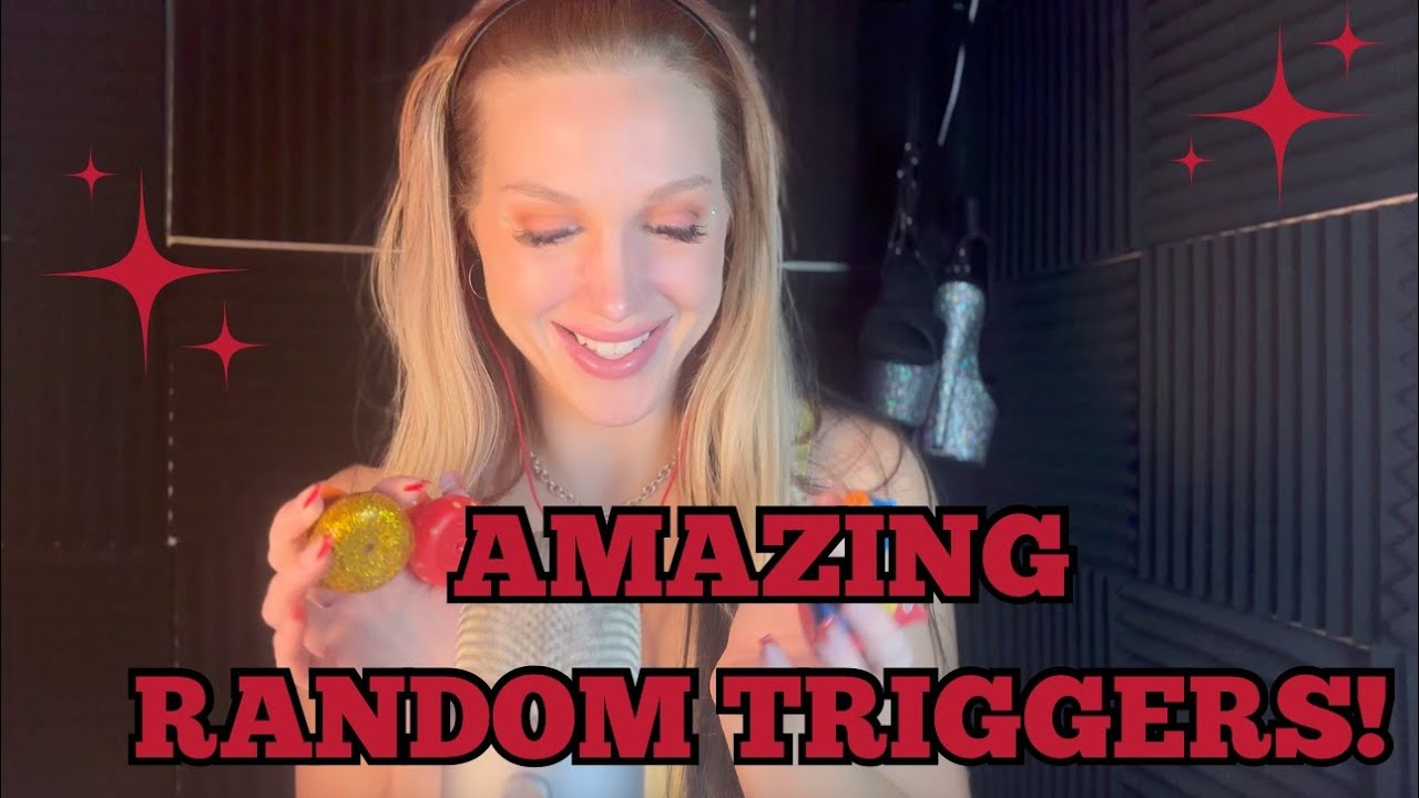 RANDOM SUPER TINGLE ASMR TRIGGERS (tapping, writing, whispering) - YouTube