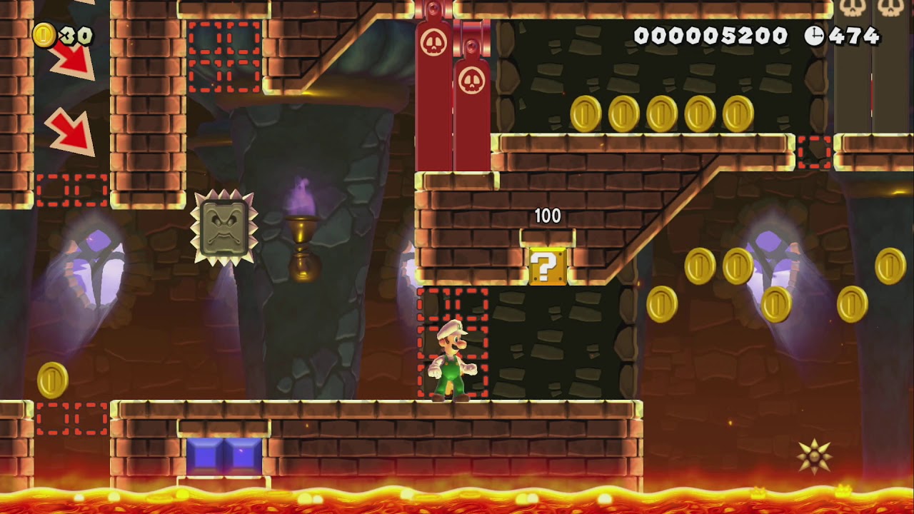 The key of death by Christobo - Super Mario Maker 2 - No Commentary 1by ...