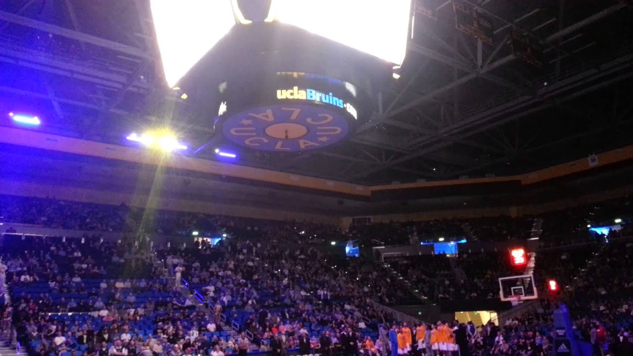 UCLA Basketball starting lineup introduction - YouTube