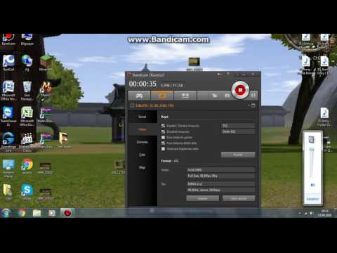 (Değişik oldu ama neyse ) Bandicam mikrafonsuz sesli video cekme