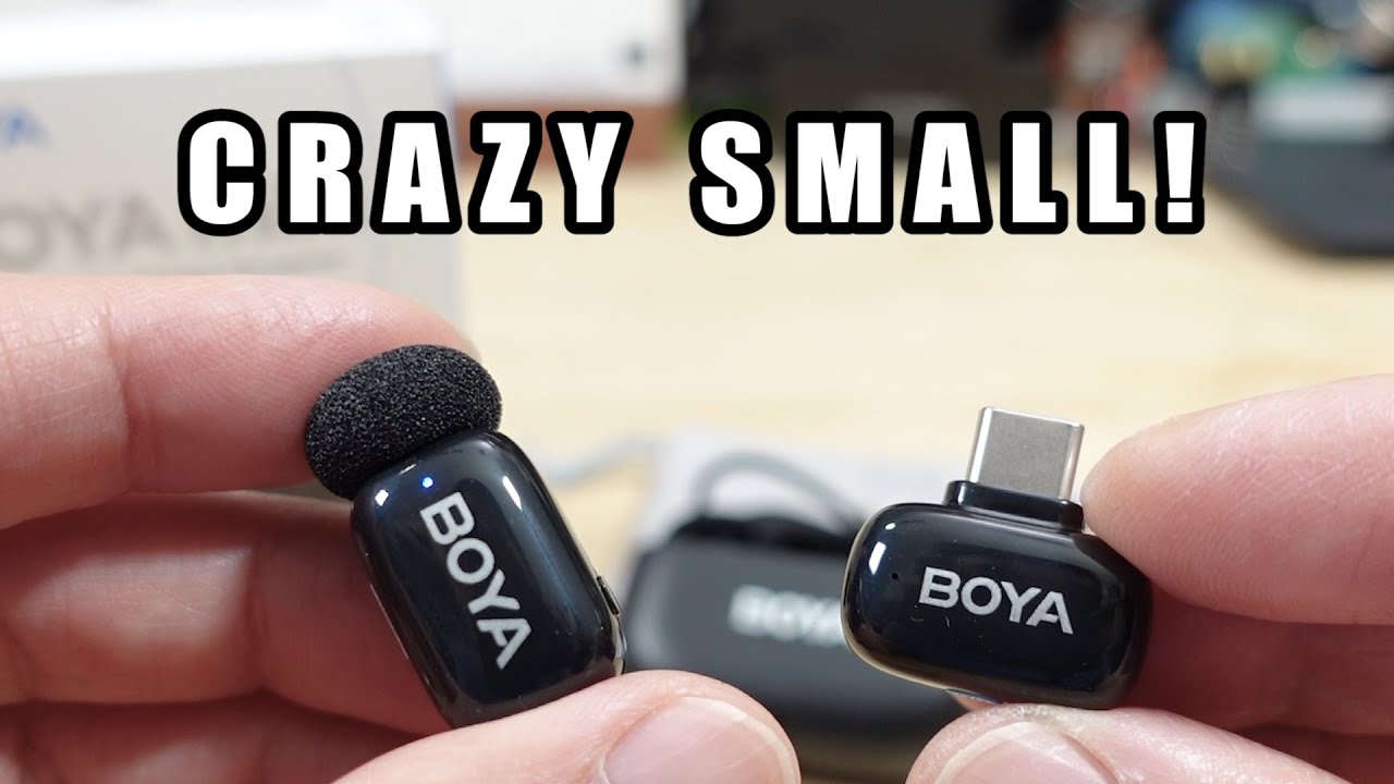 BOYA Mini World's SMALLEST Wireless Microphone - YouTube