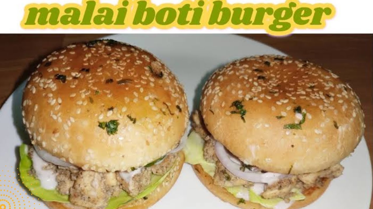 How to make malae boti burger | aemanahsanvlog - YouTube