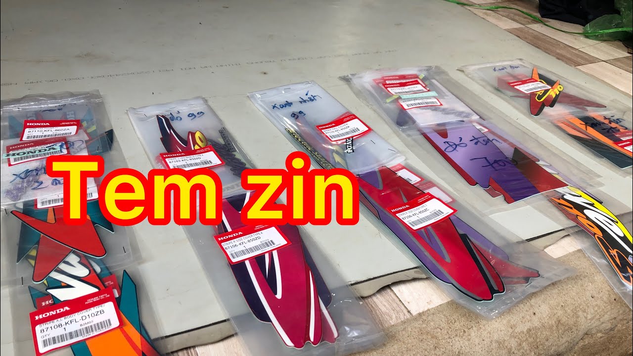 Bán tem zin 110 thailan - YouTube