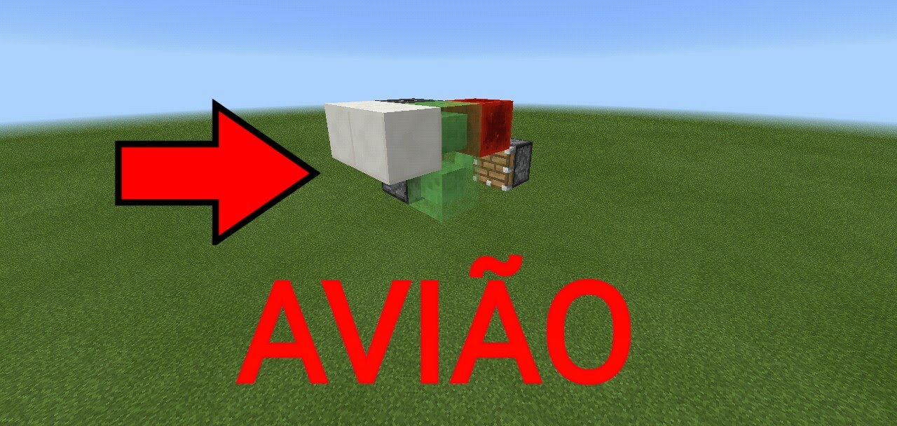 Minecraft:COMO FAZER UM AVIÃO FUNCIONAR NO MINECRAFT!! - YouTube