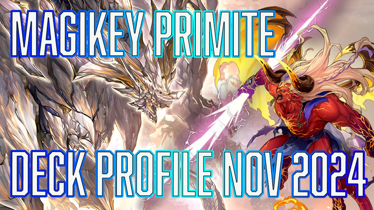 YUGIOH SPICY Magikey Primite Deck Profile NOV 2024 - YouTube