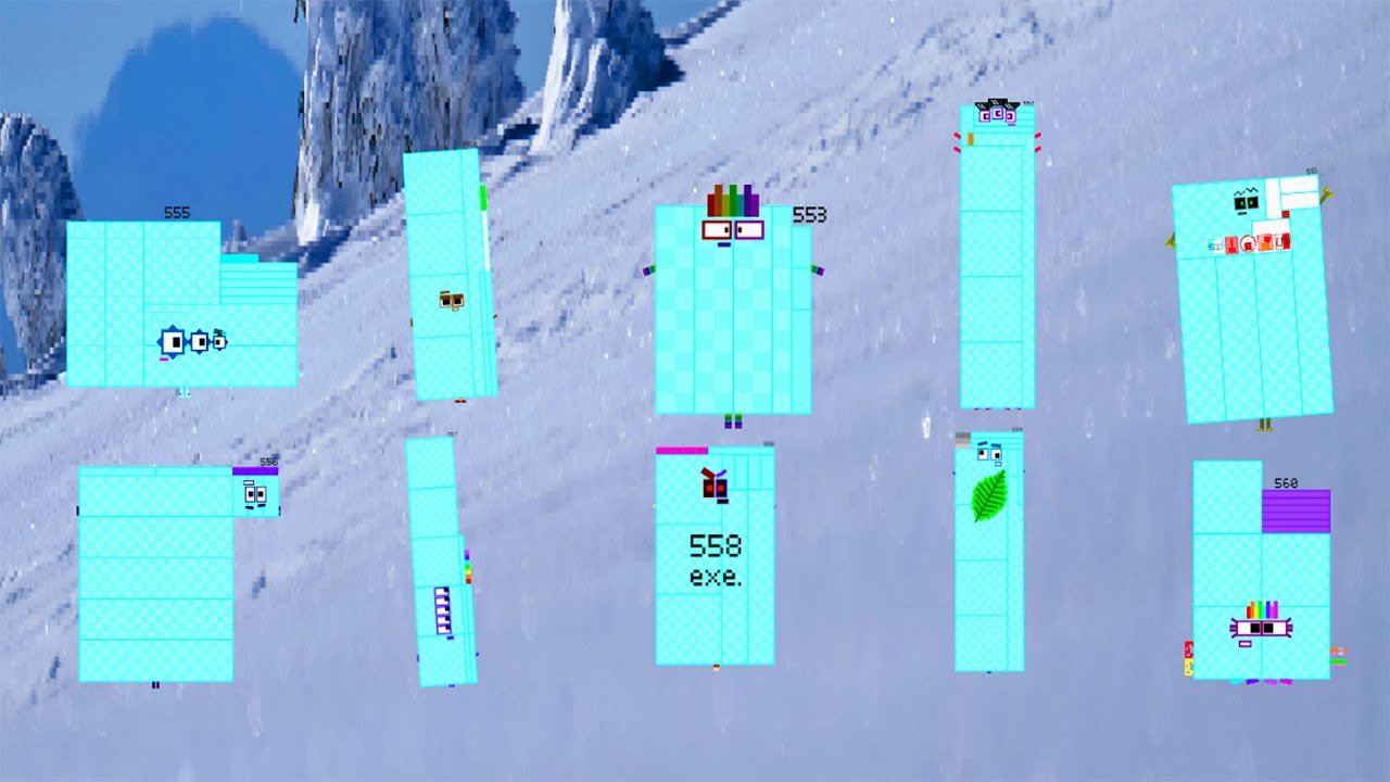 Numberblocks Band Retro 551 to 560 Each Sound - YouTube