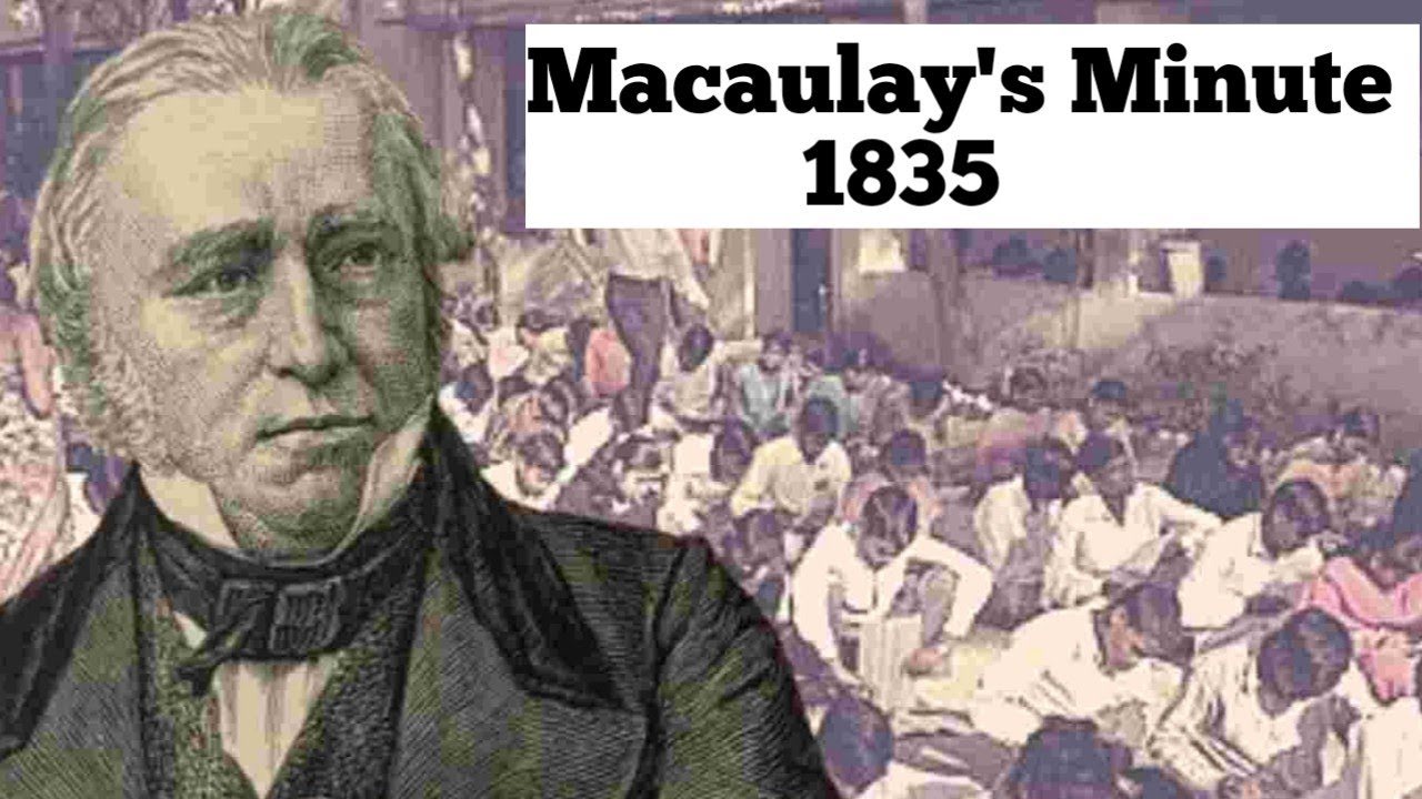 Macaulay's minute on Indian education - YouTube