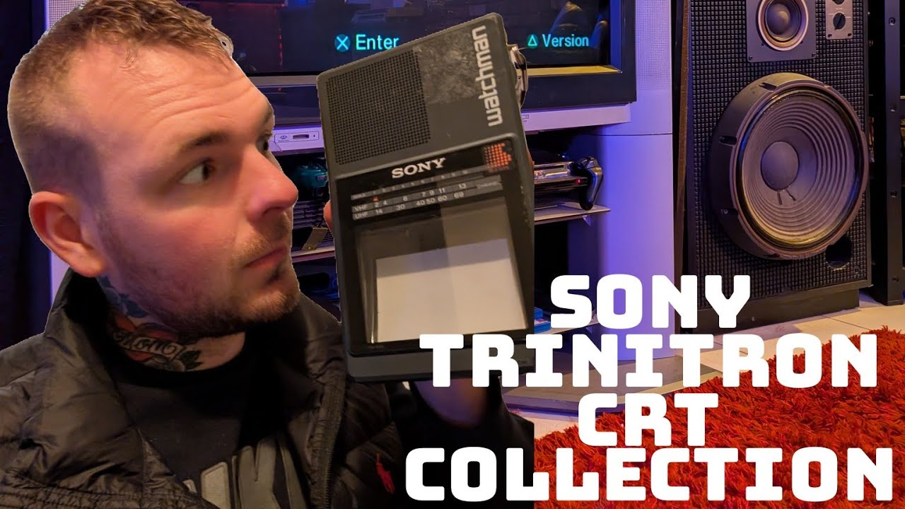 Huge Sony Trinitron CRT TV Collection Tour - YouTube