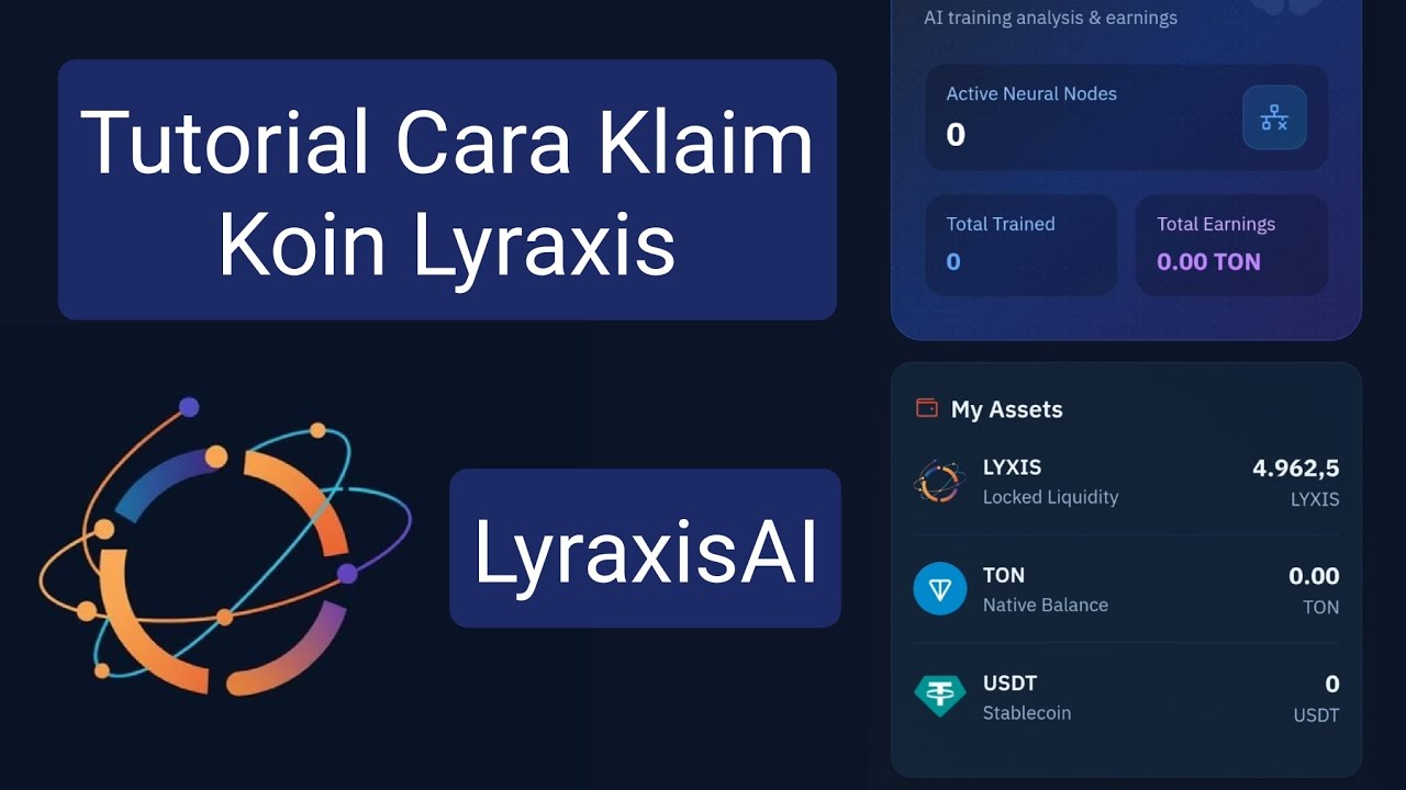 Tutorial Cara Klaim Koin Airdrop Lyraxis - YouTube