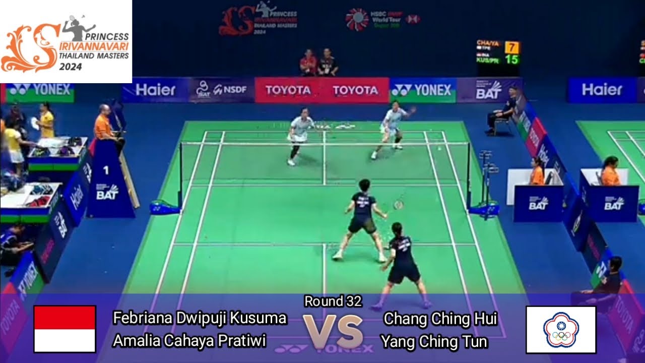 Febriana Dwipuji Kusuma/Amalia Cahaya Pratiwi vs Chang Ching Hui/Yang ...