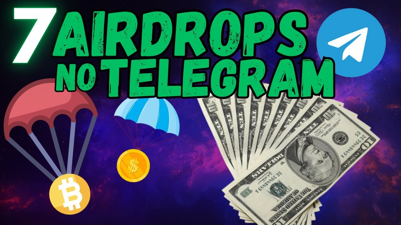 7 AIRDROPS no TELEGRAM para FARMAR TODOS OS DIAS! (só projeto bom ...