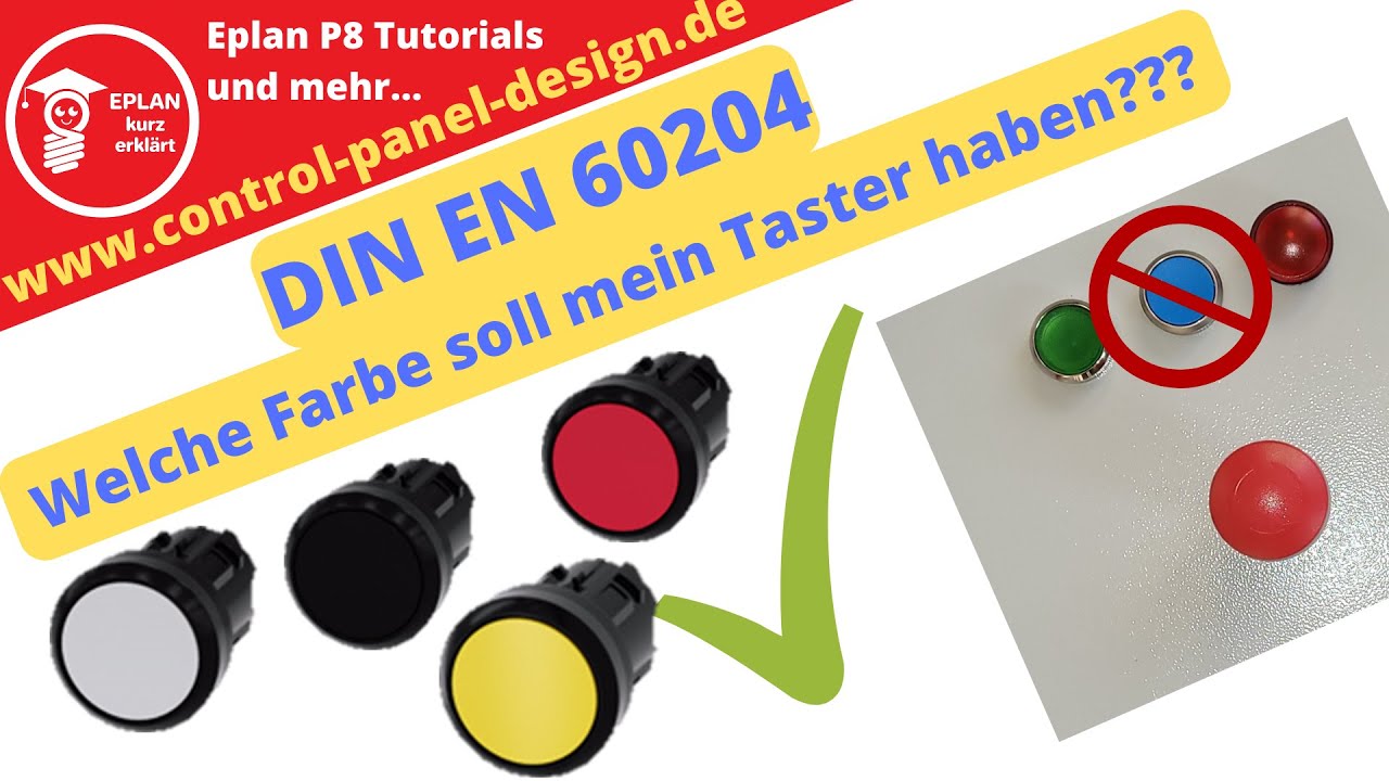 Welche 🅵🅰🆁🅱🅴 sollte mein 𝗧𝗮𝘀𝘁𝗲𝗿 nach EN 60204 haben - YouTube