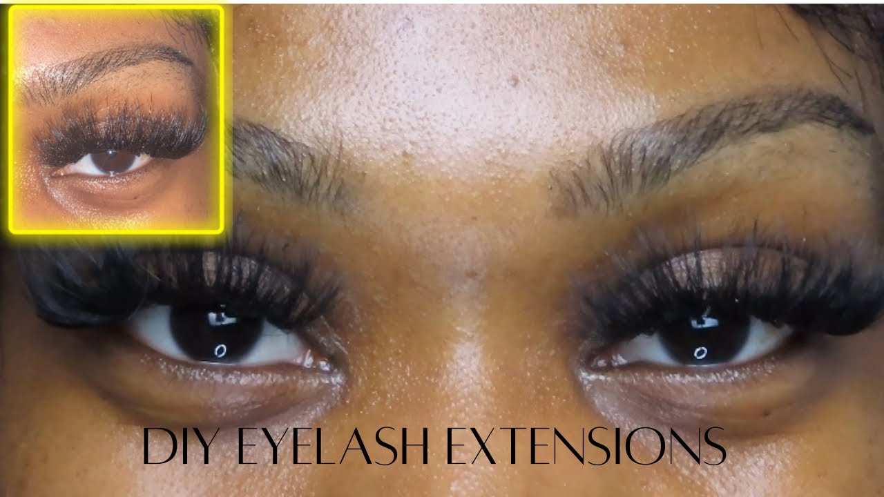 How To Apply Eyelash Extensions Underneath *HIGHLY REQUESTED* DIY LASH ...
