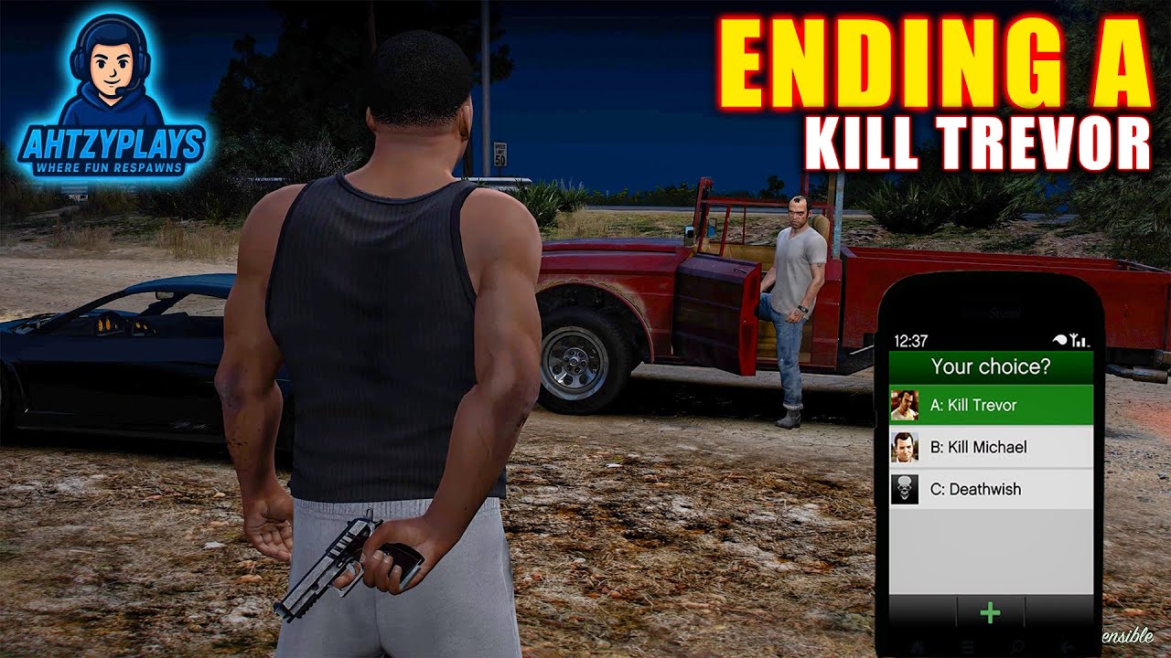 GTA 5 – Kill Trevor Ending | Full Mission Gameplay | Ahtzy Plays - YouTube