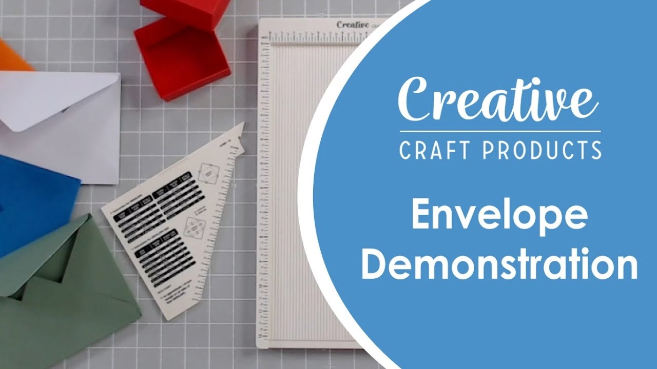 How to make an envelope using Creative Craft Products - YouTube