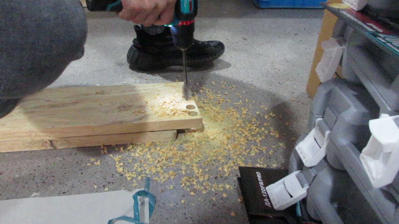 real working on very hard wood 1 - YouTube