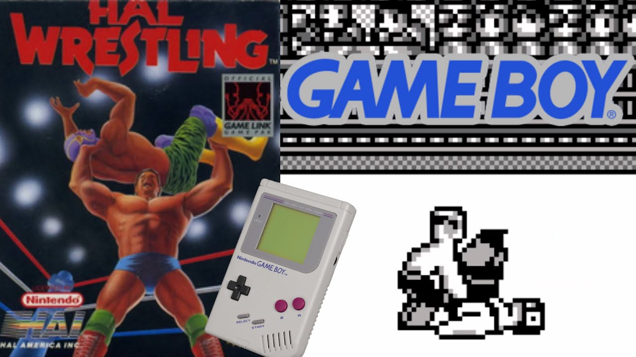 Hal Wrestling (1990) Nintendo GameBoy Gameplay in HD～4K 60FPS - YouTube