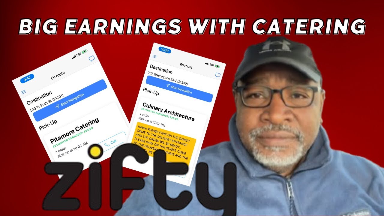 Big Earnings With Catering │Ride Along In Baltimore │Uber Eats ...