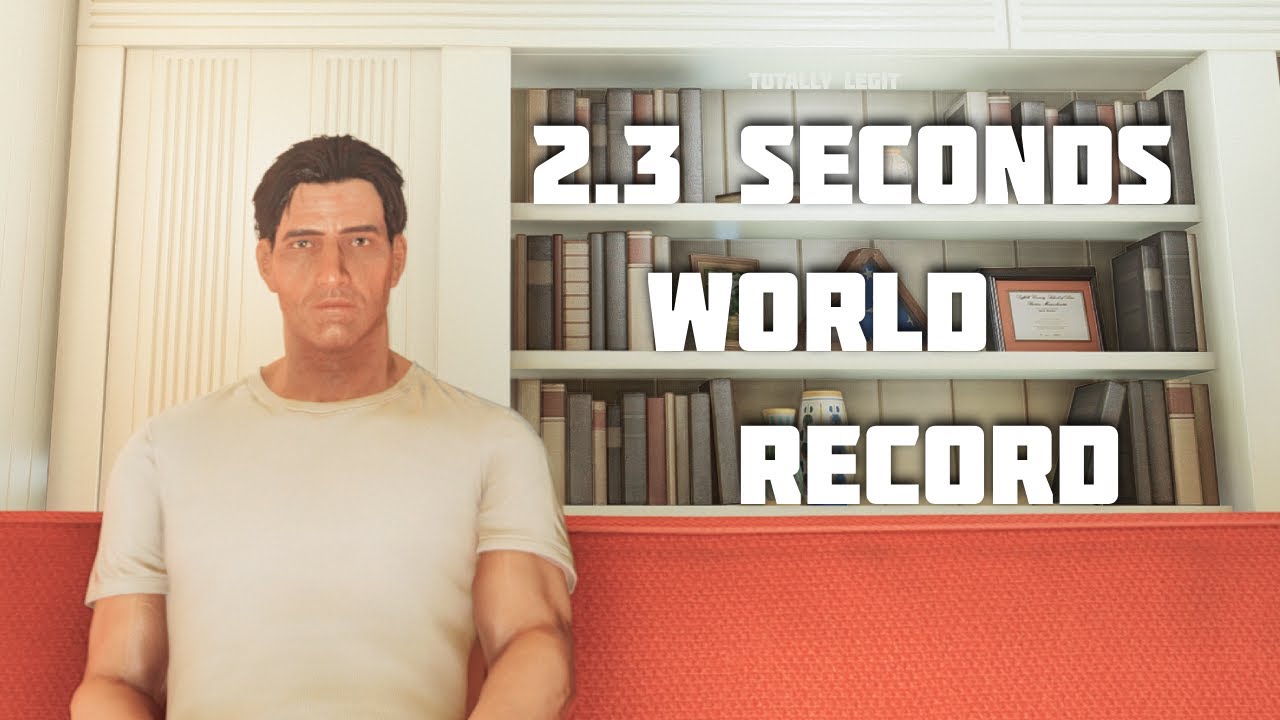 Fallout 4 - 2.3 Second Speedrun World Record Legit - YouTube
