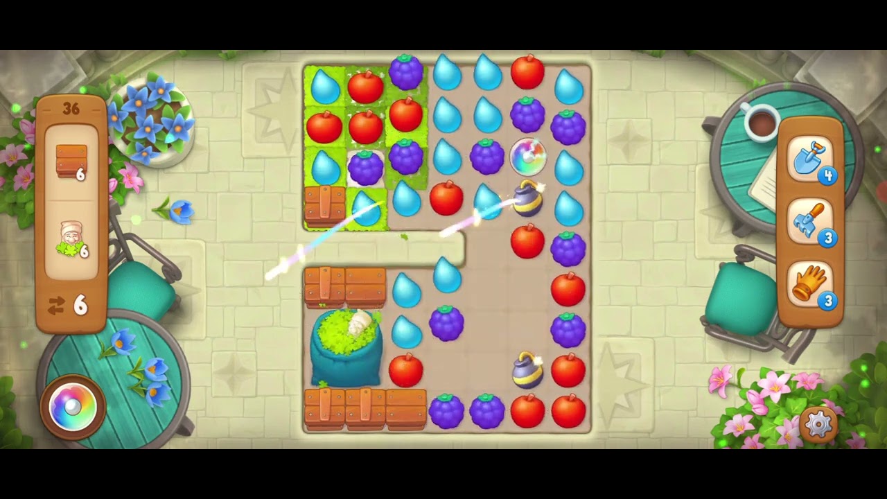 Gardenscapes Level 36 NO BOOSTERS UPDATED - YouTube