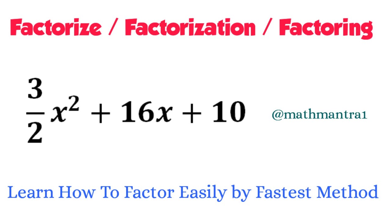 Factorization of Algebraic Expressions | Algebraic Expressions Class 8 ...