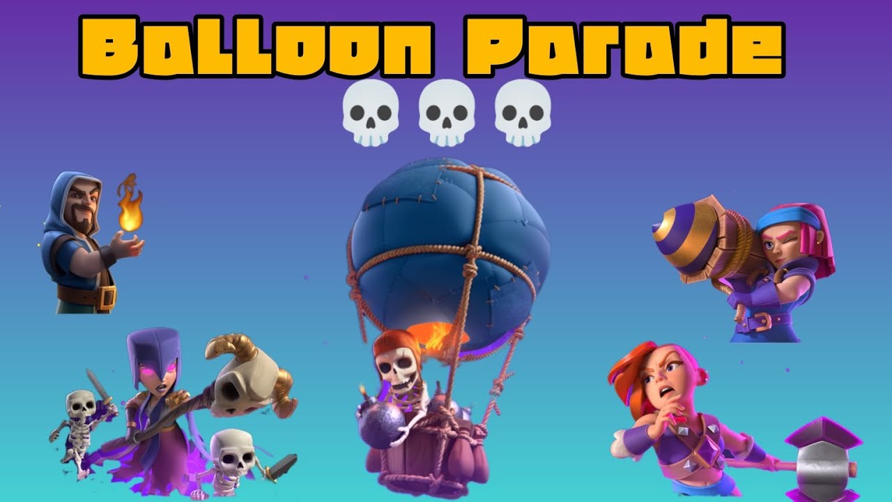 Balloon Parade Full Match 🔥💀 #clashroyale #balloon #parade #witch # ...