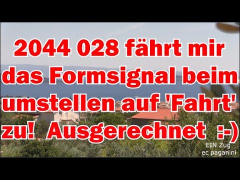 2044 028 fährt mir das alte Formsignal beim Umstellen auf Fahrt zu- wie ...