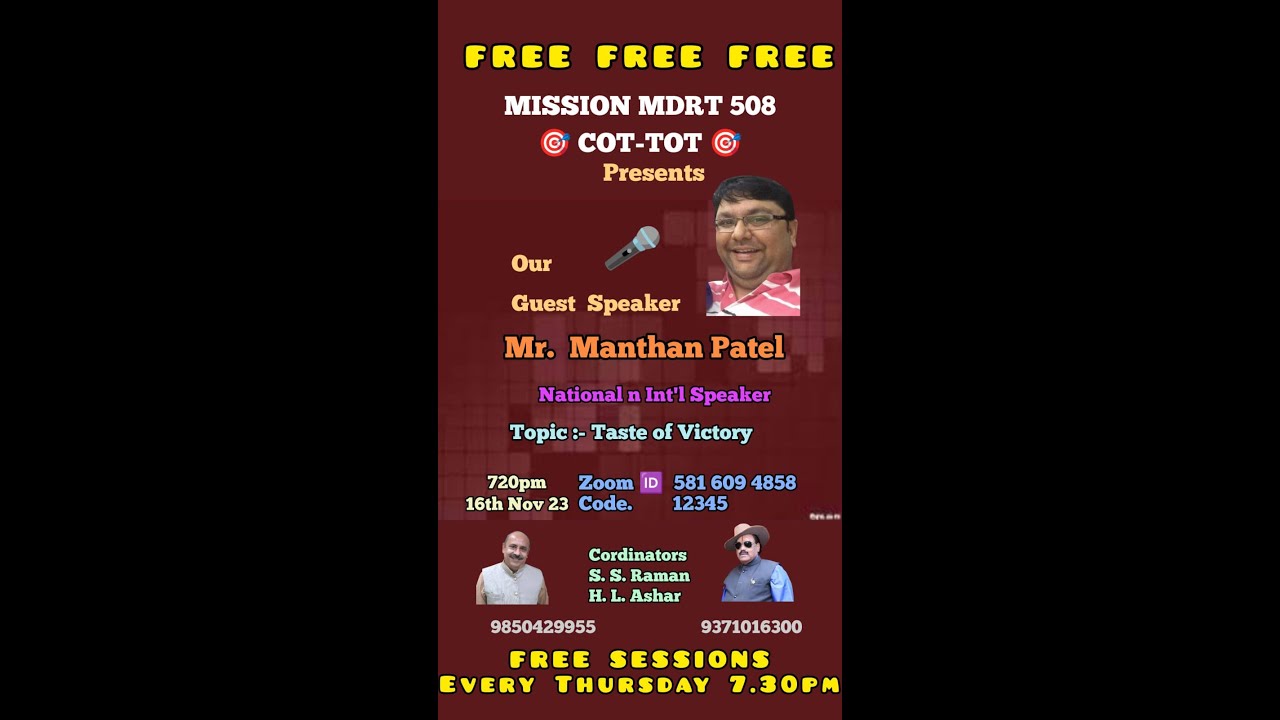 A TASTE OF VICTORY BY MANTHAN PATEL - YouTube
