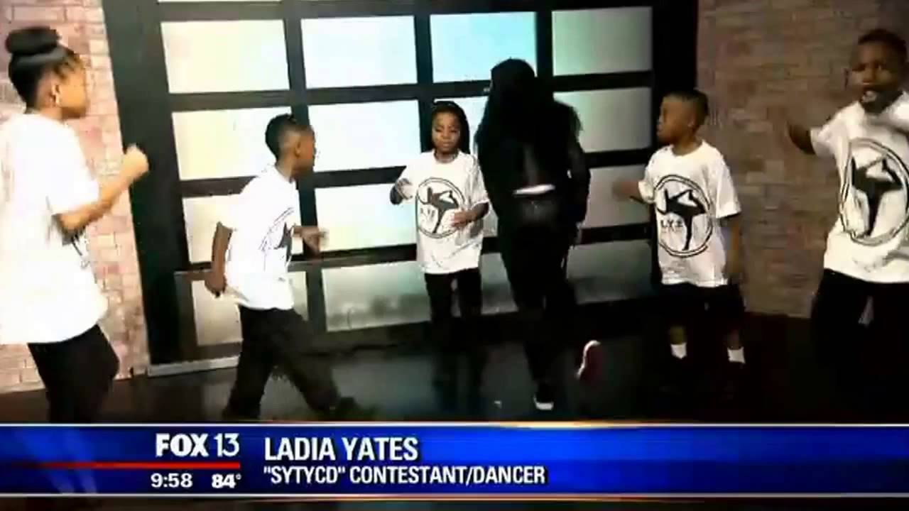 Ladia Yates New Dance team performing on fox 13 news - YouTube
