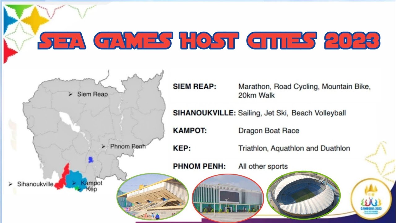 CAMBODIA SEA GAMES HOST CITIES 2023 - YouTube