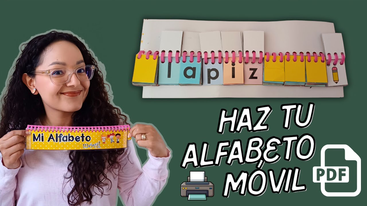 Alfabeto Móvil para Niños: Aprende a Leer y Escribir Formando Palabras ...