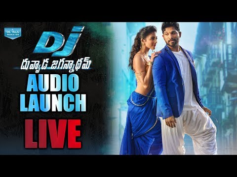 DJ - Duvvada Jagannadham Audio Launch Live | AlluArjun, Pooja Hegde, Harish Shankar, DSP