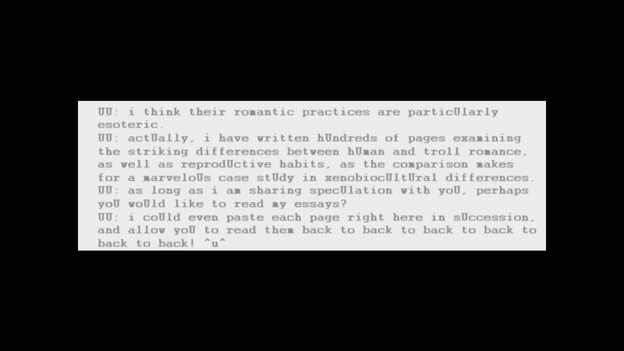 Homestuck Audition UU voice -conversation with Dirk- - YouTube