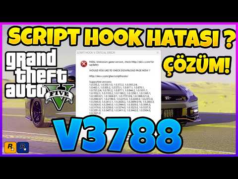 SCRIPT HOOK HATASI ? CRITICAL SCRIPT HOOK ERROR  V3788 #scripthookcriticalerror