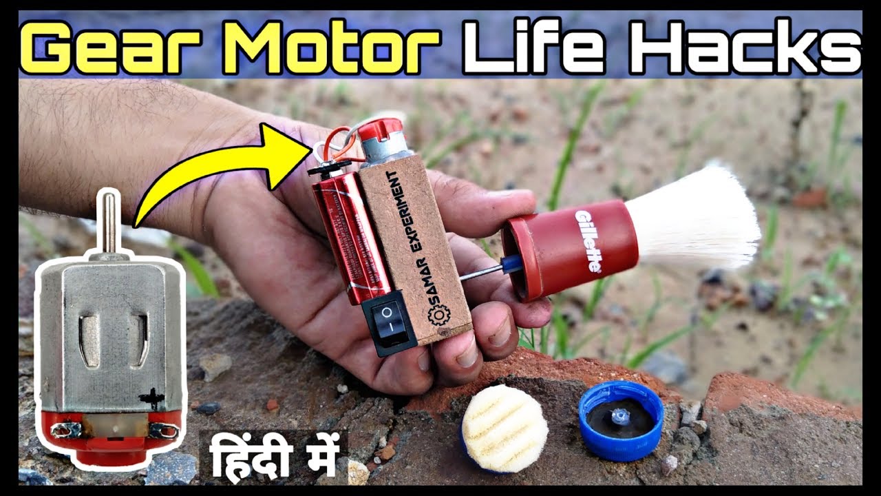 3 Life Hacks Using Gear Motor || New ideas || New Invention || Project ...