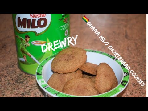 FOODMAS#6:AUTHENTIC GHANA MILO SHORTBREAD BISCUITS - YouTube