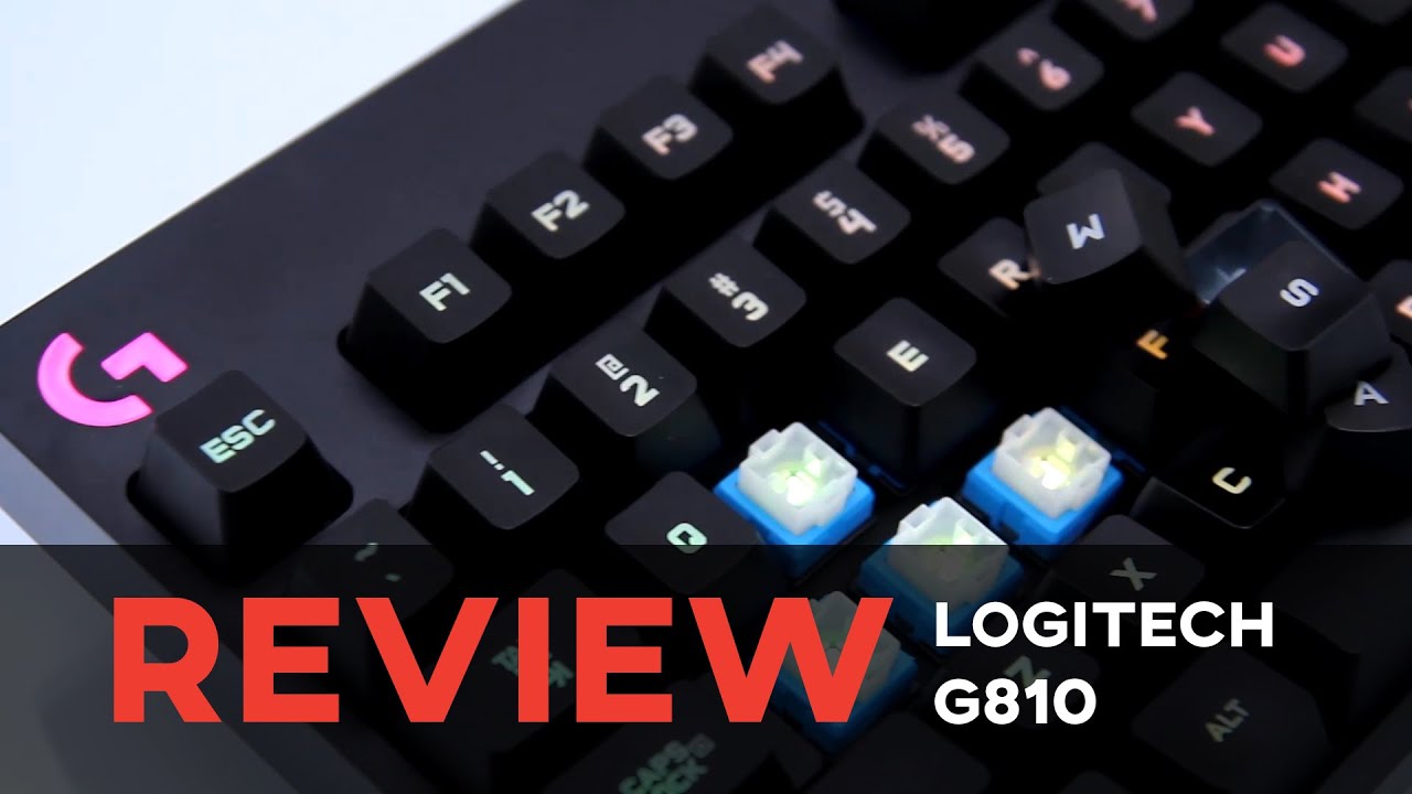 Review Logitech G810 : Mechanical Keyboard RGB - YouTube