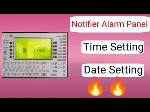 Alarm Panel Date and Time Setting|Notifier alarm panel time and date setting.🔥🔥👍 - YouTube