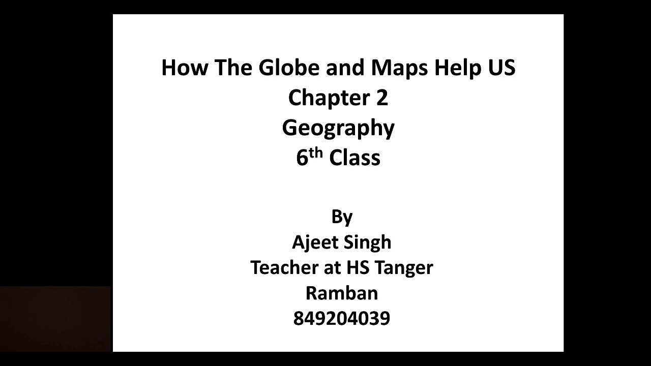 How the globes and maps helps us, class 6th, Geography - YouTube