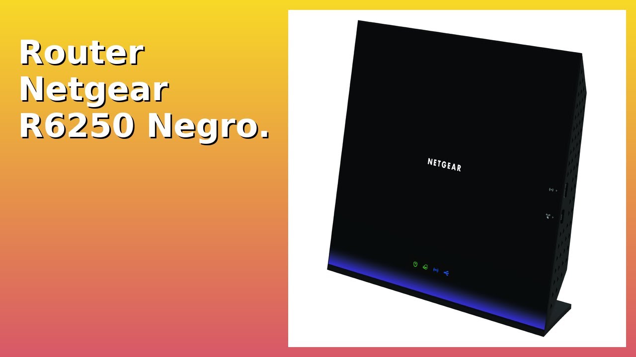RESEÑA (2025) : Router Netgear R6250 Negro. DETALLES ESENZIALES - YouTube