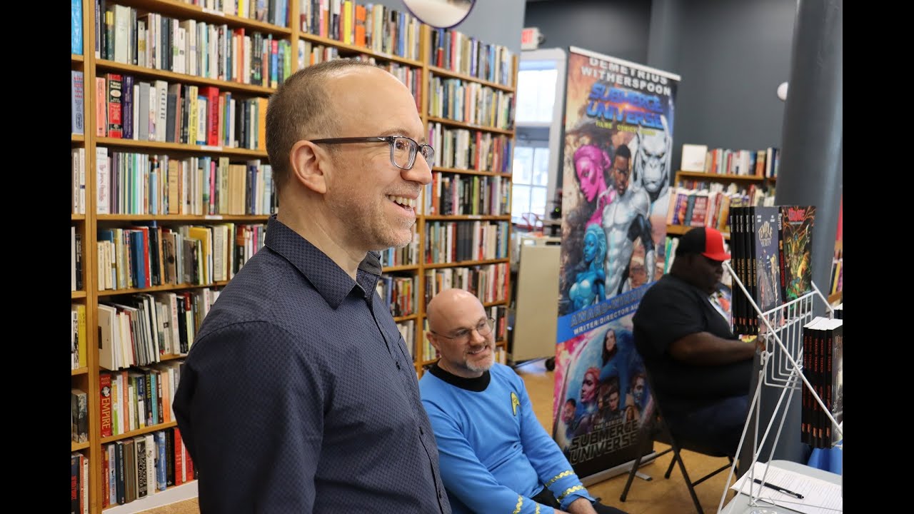 IndyReads McGrath book signing - YouTube