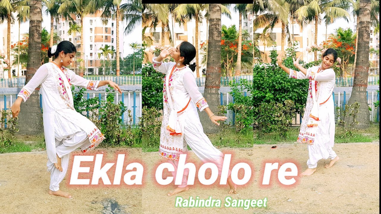Ekla cholo re dance|Rabindra Sangeet|Pochishe boisakh|Rabindra Jayanti ...