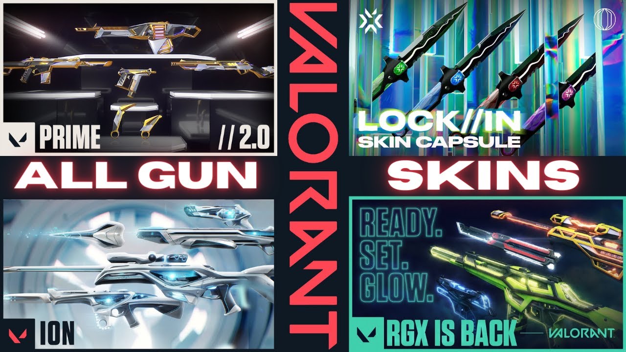 The Ultimate Collection Of All VALORANT Gun Skins Bundle Trailers ...