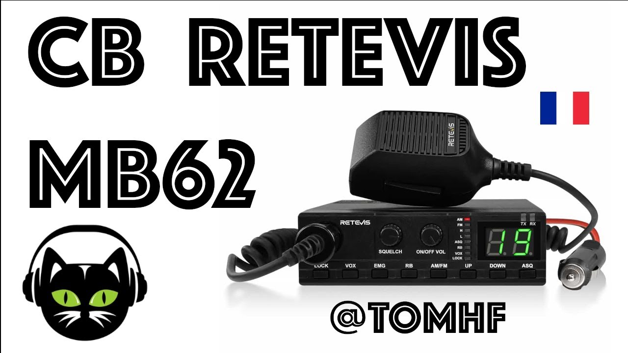 RETEVIS MB62 CB / CIBI RADIO : Présentation France - YouTube