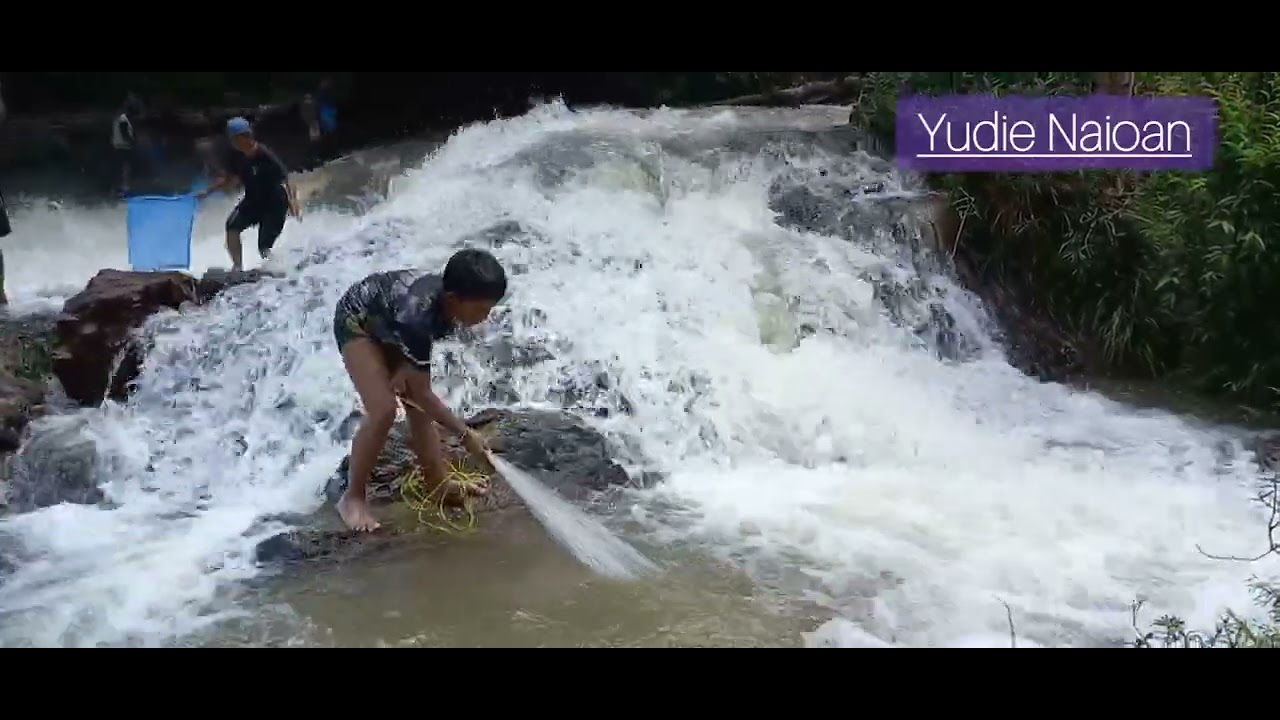 wisata arung jeram riam uwak bisa pulang bawa ikan |ds. Panahan Fran ...