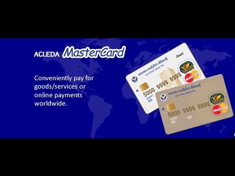 ACLEDA Master Card - YouTube