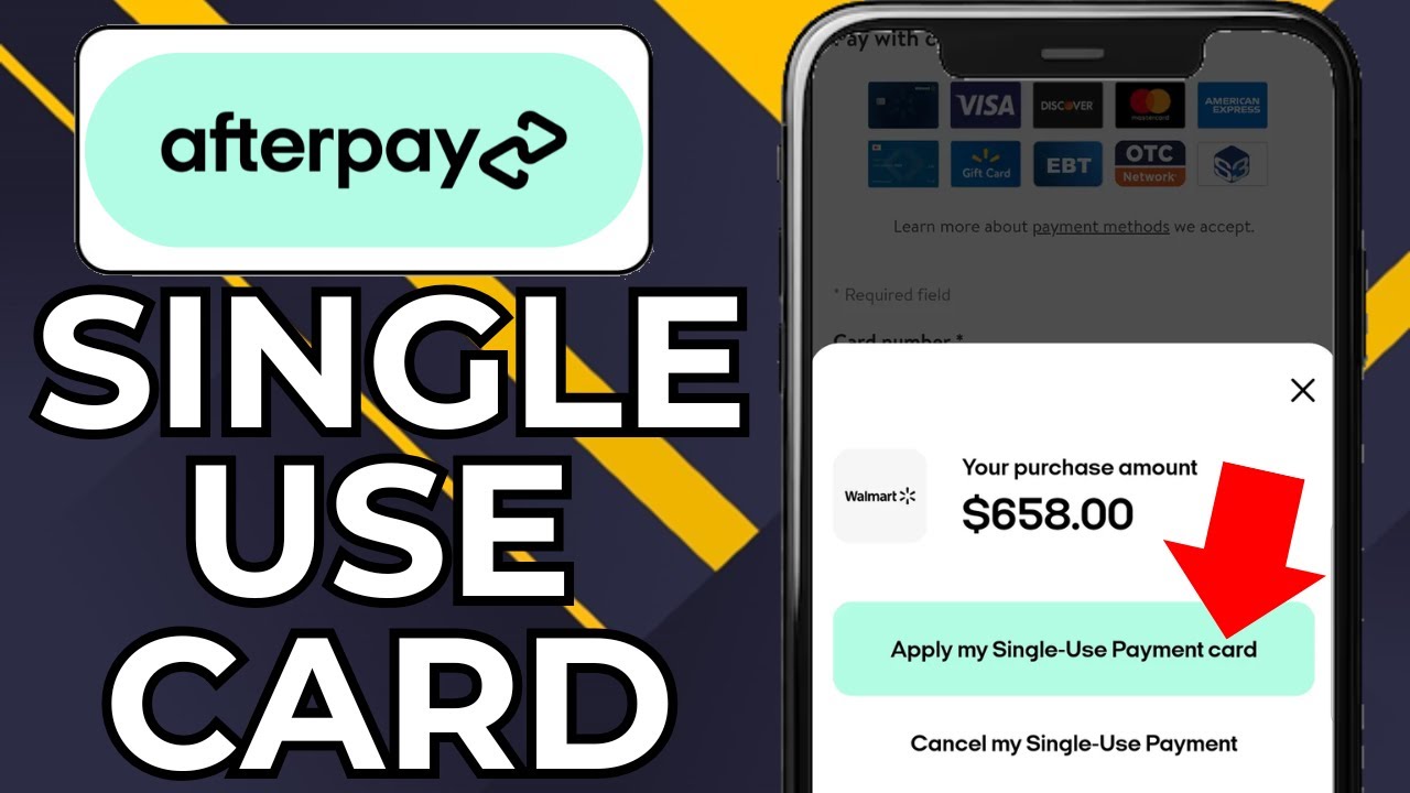 HOW TO USE AFTERPAY SINGLE USE CARD (2025) - YouTube