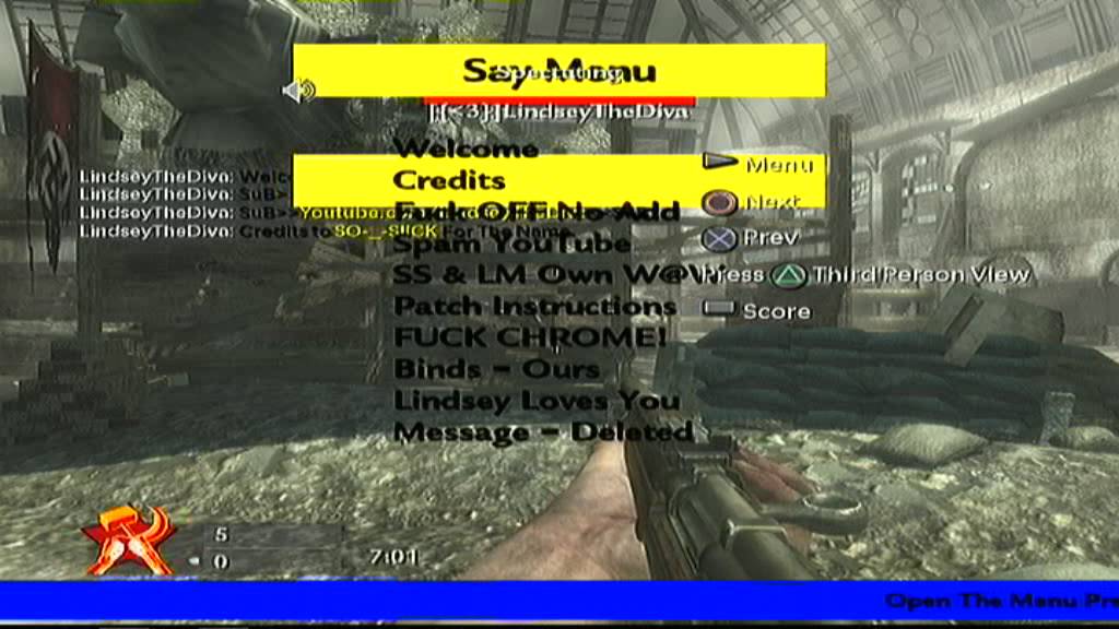 WORLD AT WAR - MOD MENU B,Y,B SO-_-SiiCK & LindseyTheDiva W@W XRaW Edit ...