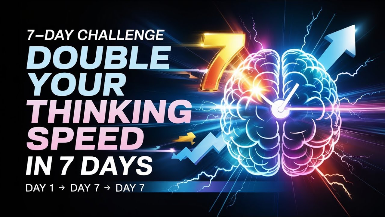 🧠 7 Day Challenge How to Double Your Thinking Speed in 1 Week ⏱️ - YouTube