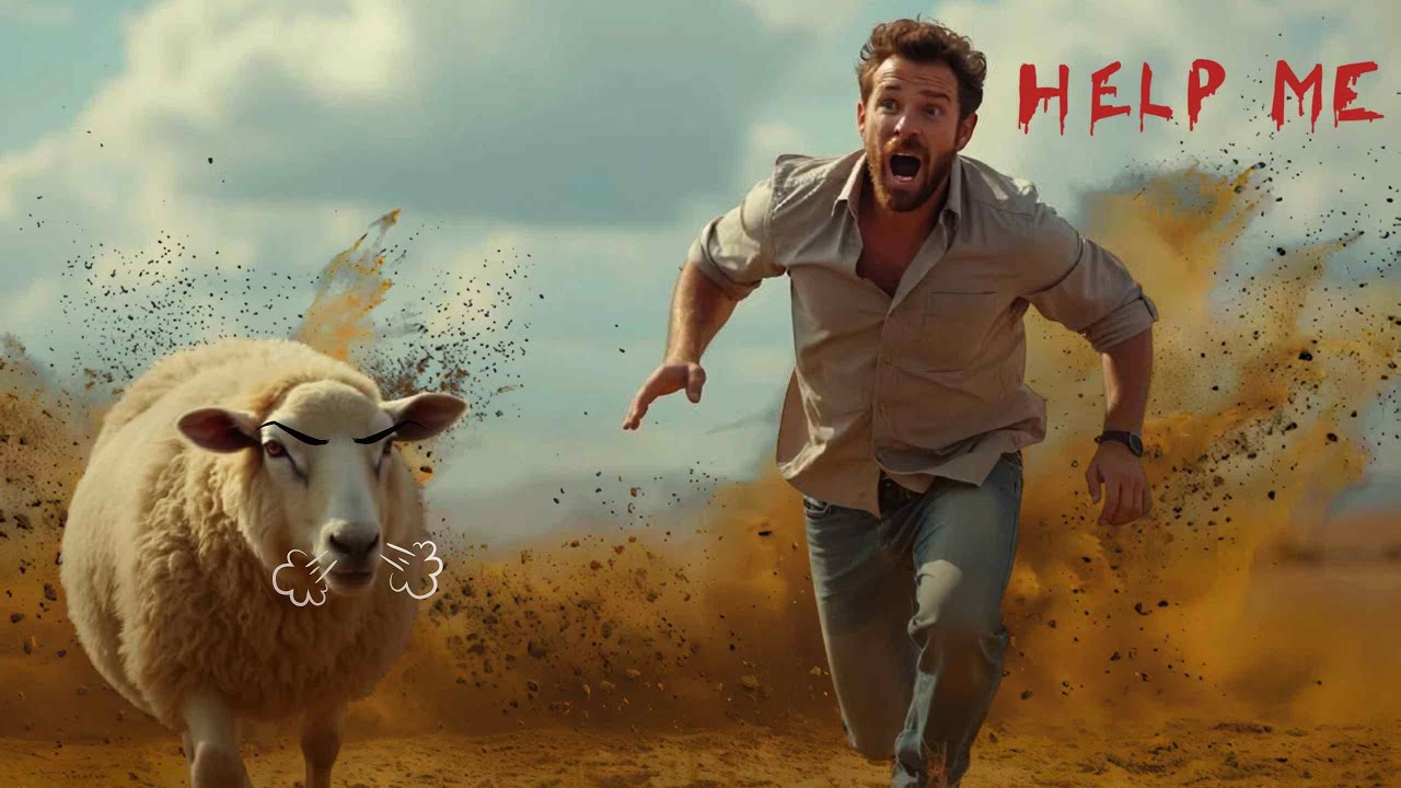 Sheep Attack Farmer Caught on Camera - YouTube